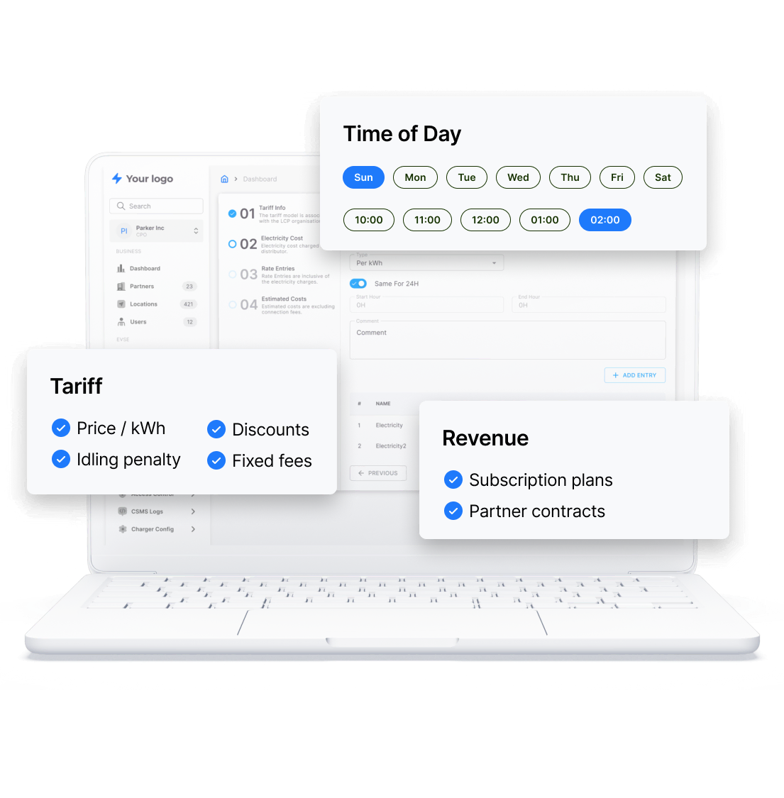 White-Labeled EV Charging Management Platform - Evoltsoft